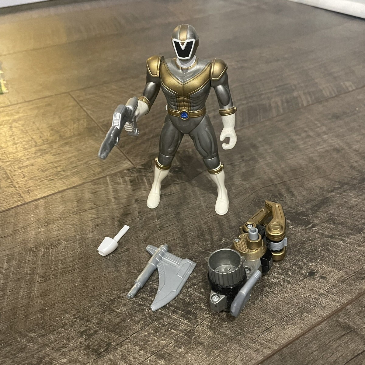 Titanium Ranger Tattoos Power Rangers Super Megaforce 5" Lightspeed