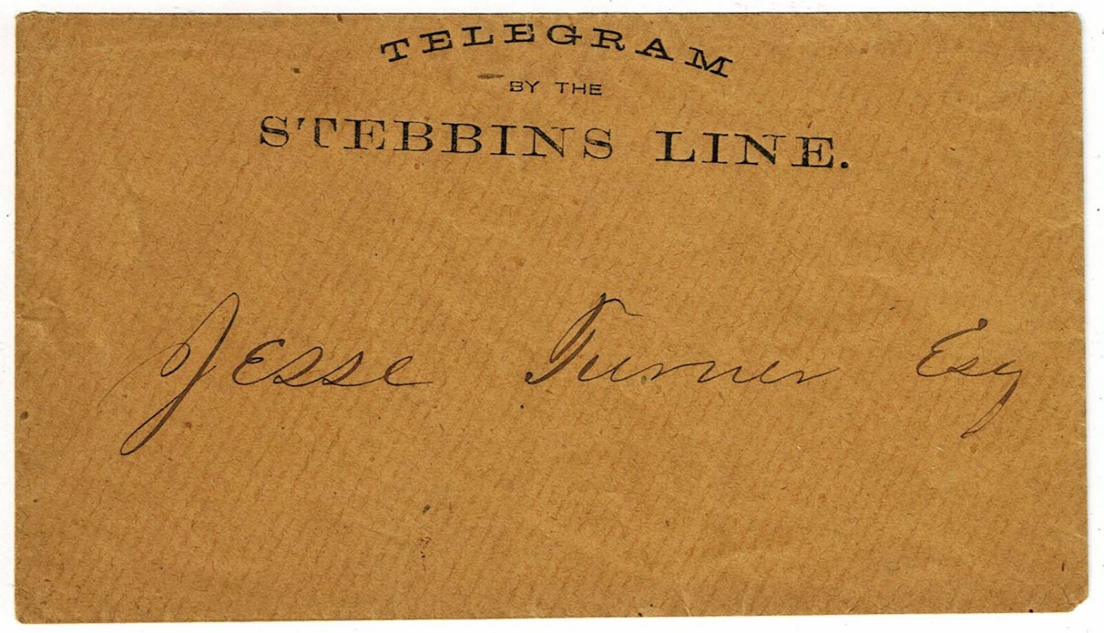 1860's Stebbin's Line telegraph envelope from J.J. Crittenden | eBay