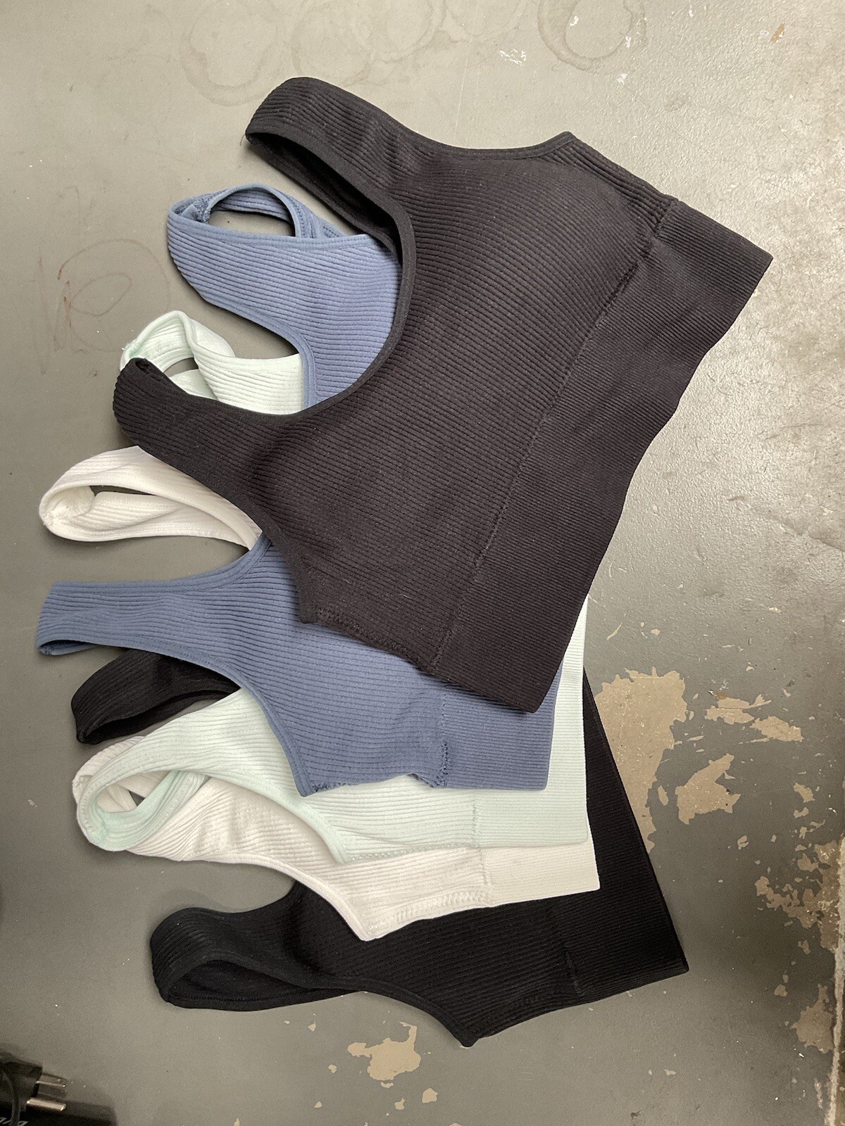 SO Juniors Intimates Ribbed Bras Set Of 5 Multicolor … - Gem