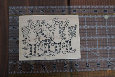 WHIPPER SNAPPER Chicken Friends Ducks Bird Ladies Hens Large Wood ...