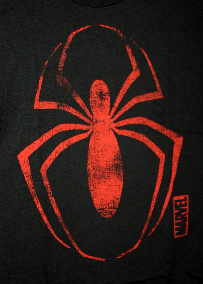 Black And Red Spiderman Symbol MILES MORALES SPIDERMAN Into The Spider