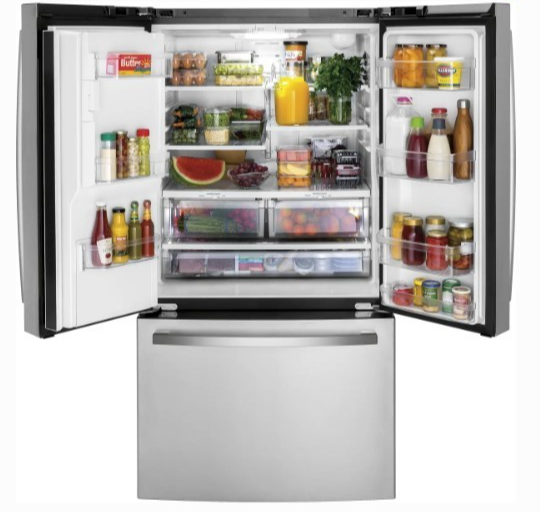 GE 36" French Door 20.6 Cu. Ft. Refrigerator - GYE21JYMFS | eBay