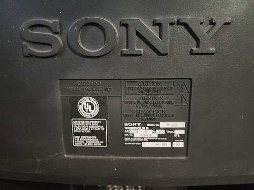Sony Trinitron KV-32FS100 32” CRT TV RetroGaming Television With Remote ...