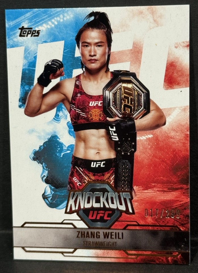 2025 Topps Knockout UFC Zhang Weili Bronze /288 | eBay
