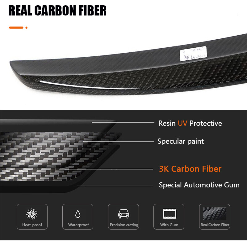 For Mercedes-Benz W223 S500 S580 2021+ REAL Carbon Fiber Rear Trunk ...