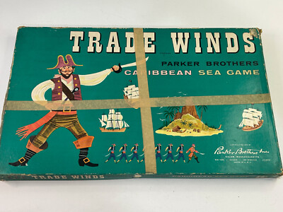 Vintage Tradewinds Board Game- Missing some of the booty | eBay