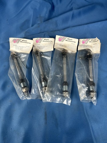 NOS Lot Of 4 Wheels Manufacturing 10x 1 Solid Rear Axle Bicycle Parts ...