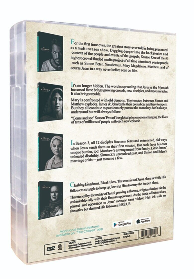 The Chosen: The Complete Series Seasons 1-4 (DVD, 10-Disc Box-Set ...
