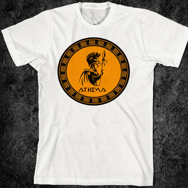 Greek T-Shirt Greco Roman Gladiator Spartacus 300 Conan War Athena ...