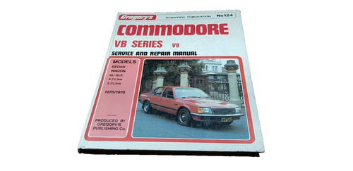 VB V8 gregorys VC VH VK similar hdt brock ss sle sl/e workshop[ manual ...