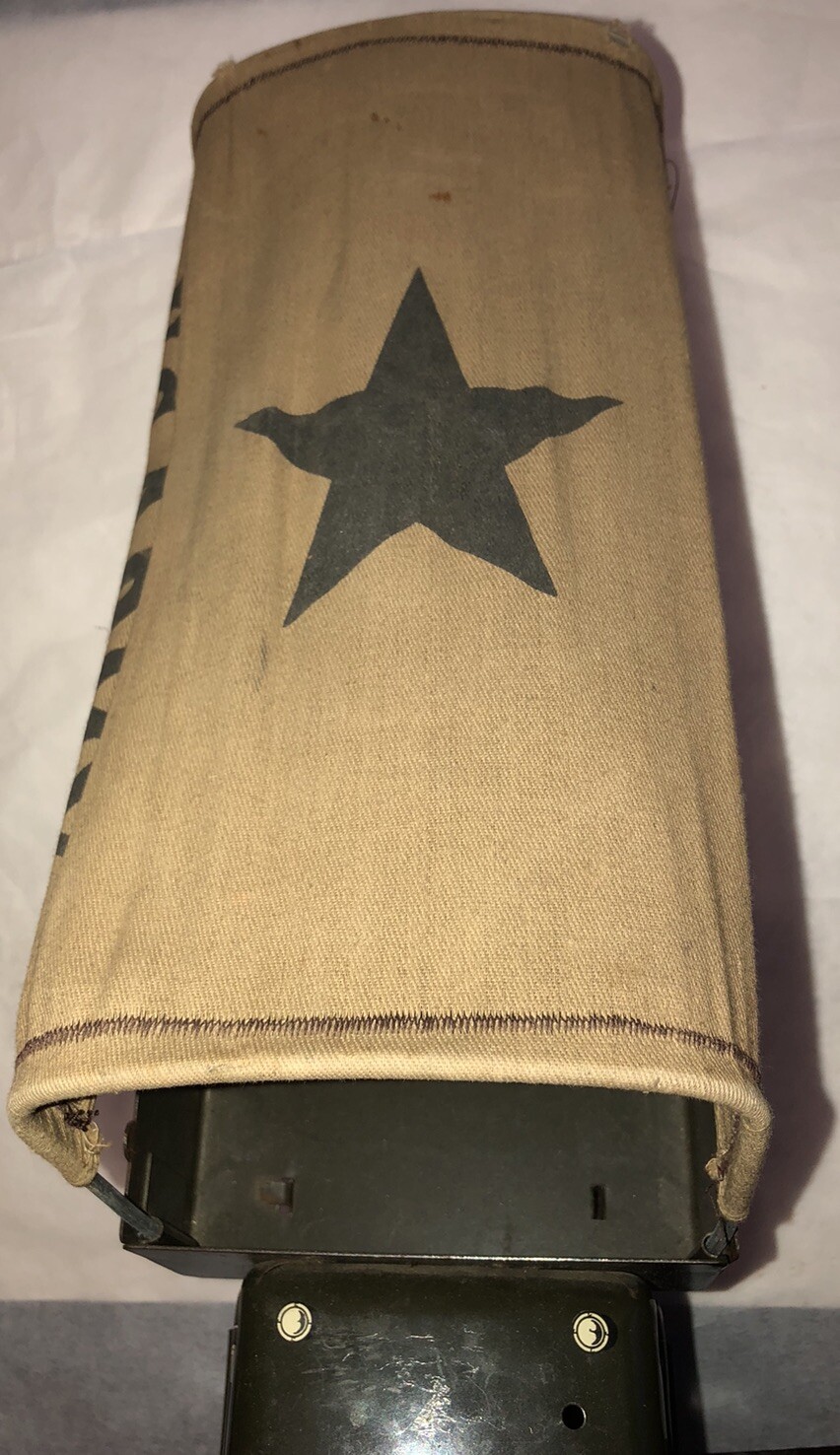 Great Vintage Marx Lumar Pressed Steel U.S. Army Truck & Army Light ...