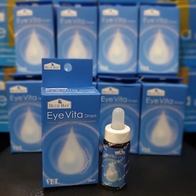 2x 20ml BLUE BAY Eye Vita (VET) Drops for Cats & Dogs Tears Stain ...