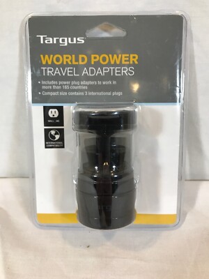 Targus APK01US1 World Power Travel Adapter 3 International Plugs | eBay