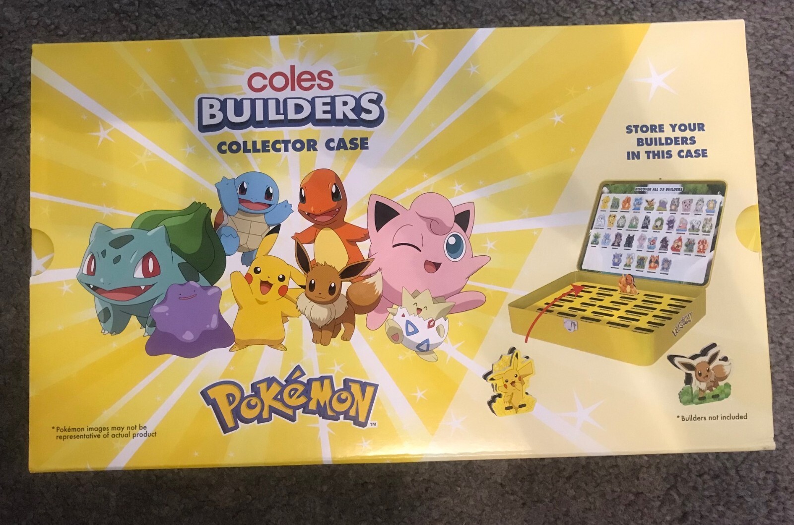 Coles Pokemon Builders Complete Set + Case - Brand New | eBay Australia
