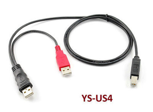 CablesOnline 3' USB 2.0 Y Power Booster Cable, YS-US4 | eBay
