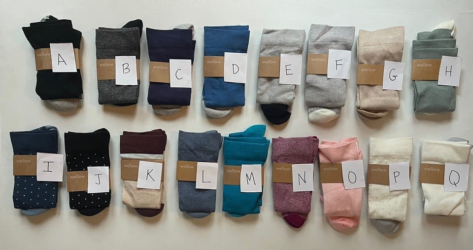NWT WELLOW Bamboo Compression Socks Knee High X-LARGE 18-25 mmHg PICK ...