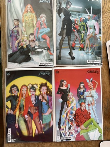 DC Comics GOTHAM CITY SIRENS 1 2 3 4 Full Set SCOTT FORBES VARIANT ...