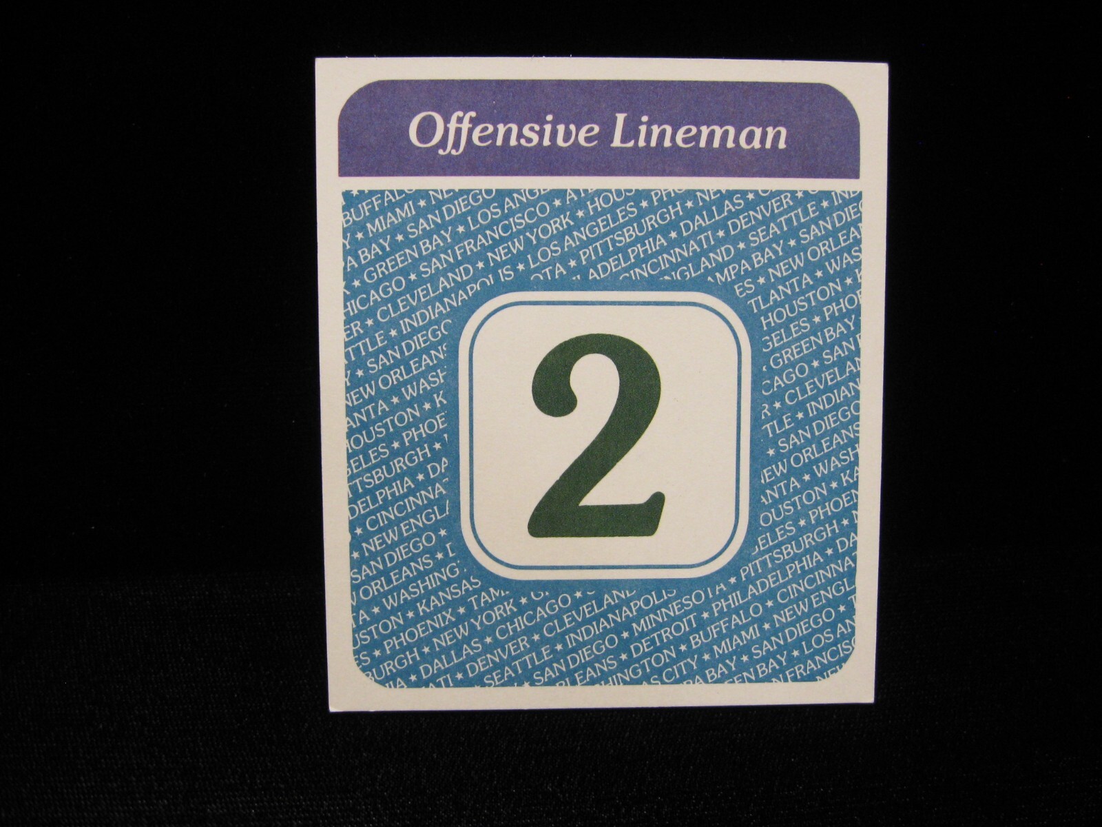 1989 Joe Devlin Buffalo Bills Franchise Game Card 1ct | eBay