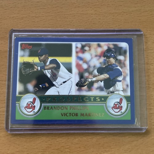 2003 Topps Brandon Phillips/Victor Martinez #675 Cleveland Indians ...