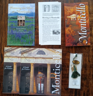 Lot Monticello Guidebooks, Pamphlets, Gold-plated Book Mark | eBay