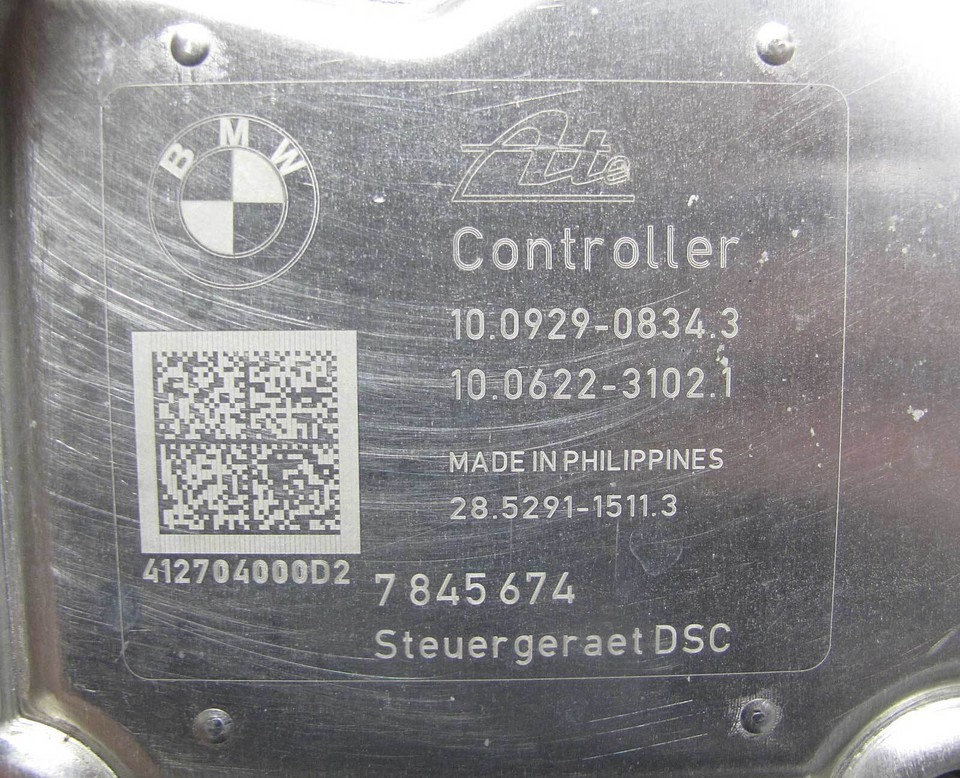 2013-2016 BMW F10 M5 F12 M6 DSC ABS Stability Control Hydraulic Pump ...