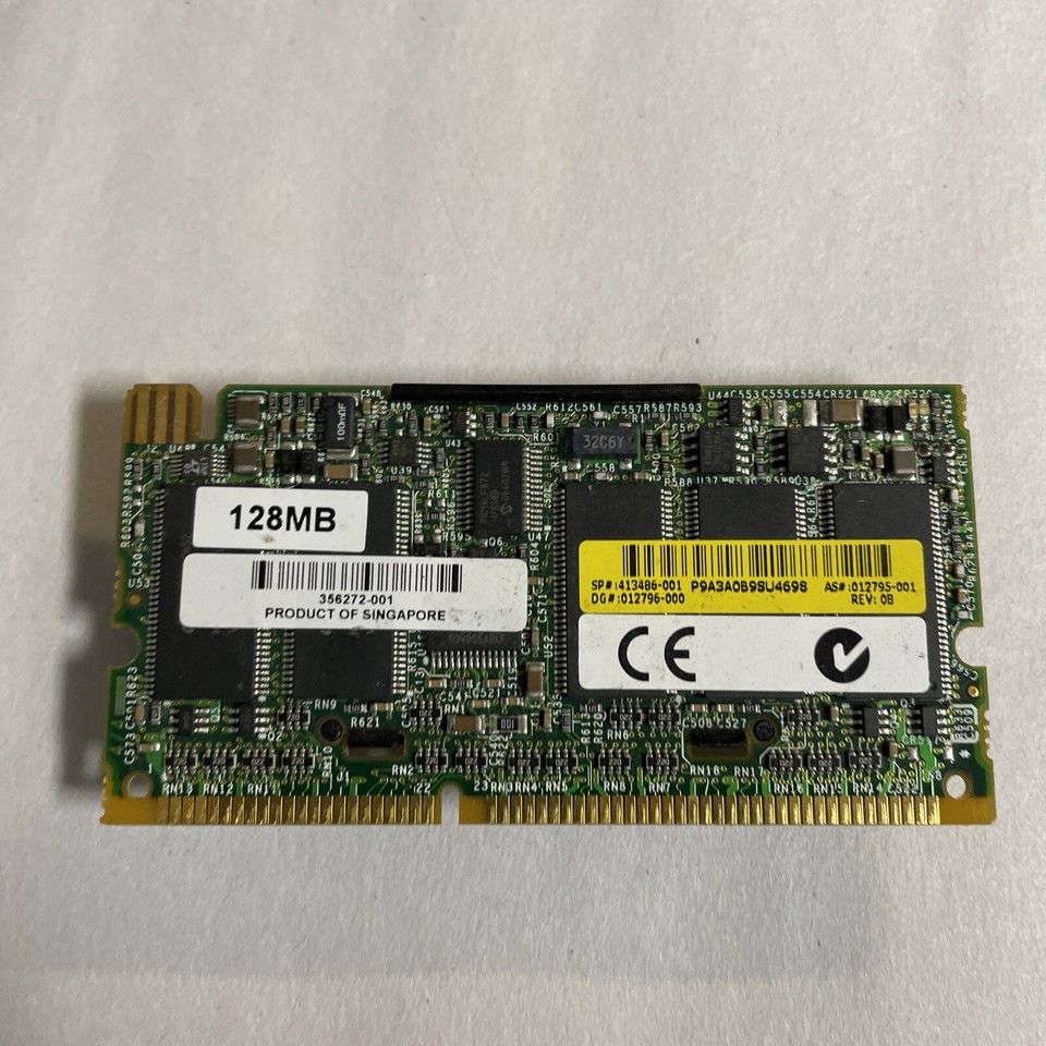 HP 128MB Memory Smart Array Controller & Battery 413486-001 309132-001 ...