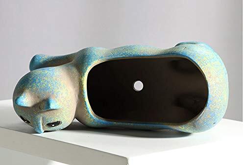 Retro Ceramic Cat Shape Succulent Plant Pot Flower Pot Cat Planter ...