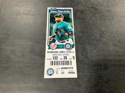 MARINERS~2015 TICKET STUB 6/3/15 VS YANKEES | eBay