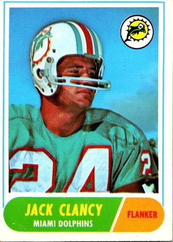 1968 TOPPS FOOTBALL #14 JACK CLANCY NRMT JA | eBay