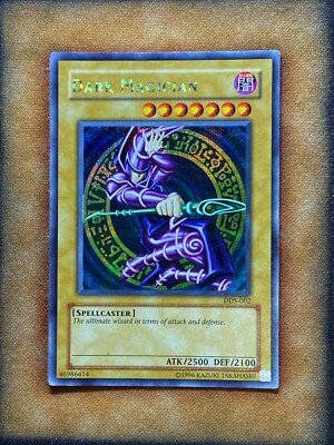 Yugioh Dark Magician DDS-002 Secret Parallel Rare Promo LP | eBay