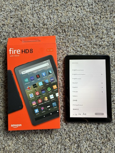 Amazon Kindle Fire HD 8 10th Gen 8" 32GB RAM WiFi Black. Great ...
