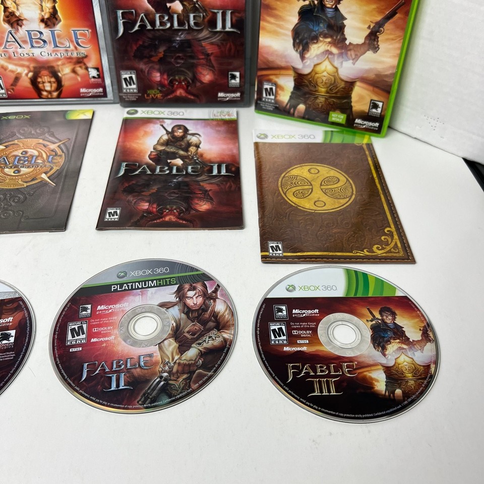 Fable: Fable The Lost Chapters Fable II Fable III Xbox & Xbox 360 Video ...