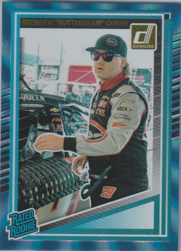 2025 Panini Donruss Nascar - Rated Rookie Brenden "Butterbean" Queen ...