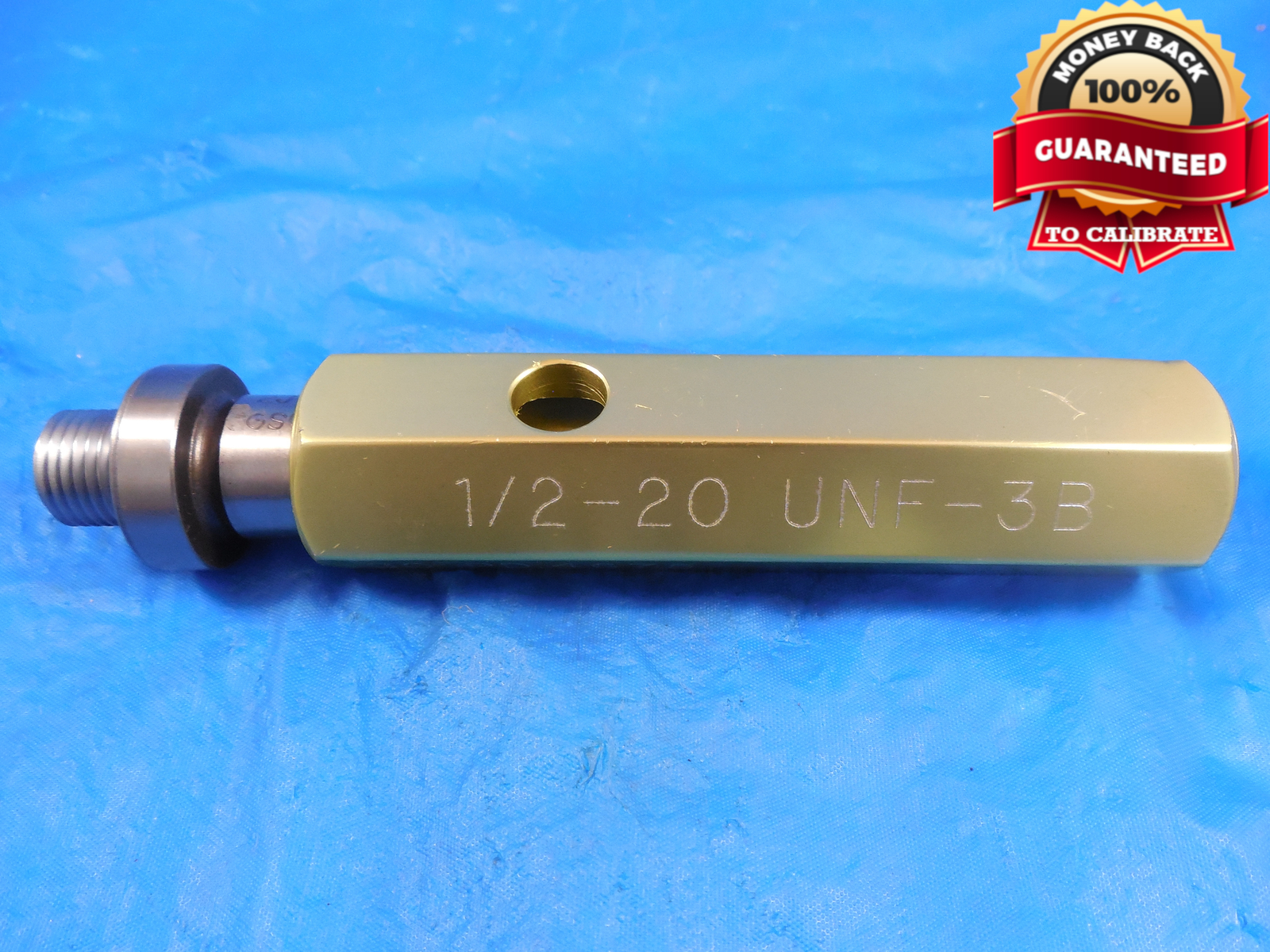 1/2 20 UNF 3B CONCENTRICITY THREAD PLUG GAGE .5 GO ONLY P.D. = .4675 ...