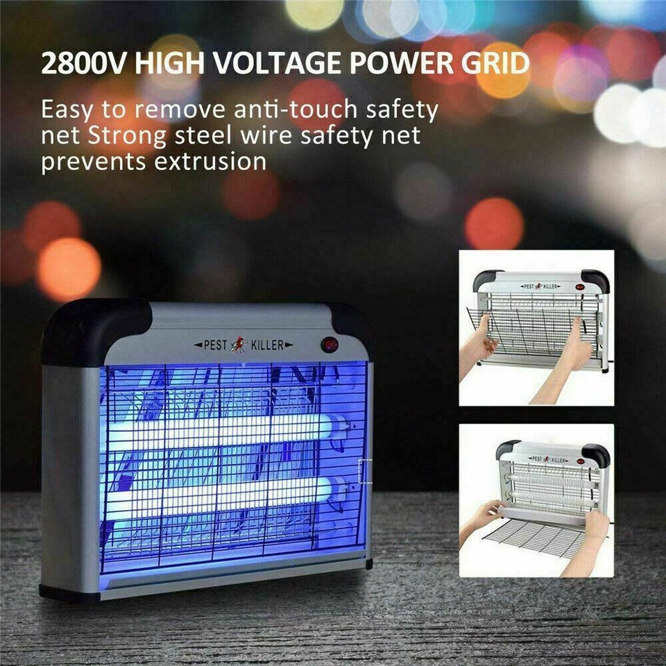 Lamp Insect Killer Mosquito Zapper Bug Pest Fly Trap Electric Indoor ...