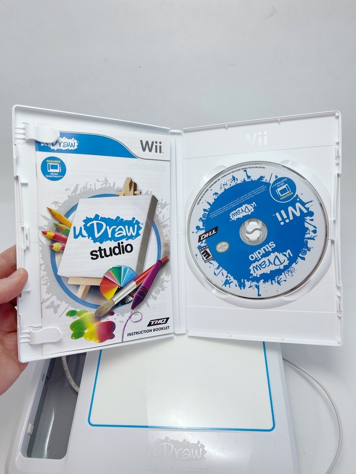 U Draw Studio Video Game With Drawing Pad For Nintendo Wii System | eBay