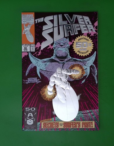 Silver Surfer #50 Vol. 3 1991 Marvel Comics High Grade Comic Book V54 ...