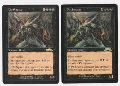 PIT SPAWN X2 - EXODUS RARE - LP - MTG | eBay