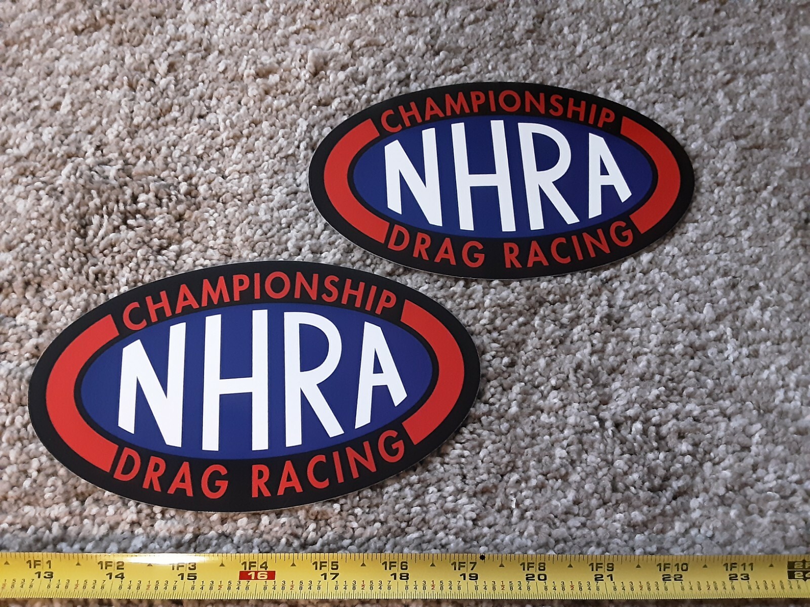 Lot of 2 Large NHRA Blackout Edition Racing Decals Stickers Rat Rod ...