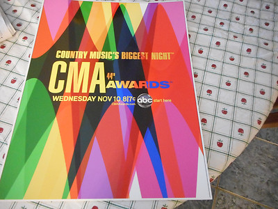 2010 44th Annual CMA Awards Poster | eBay