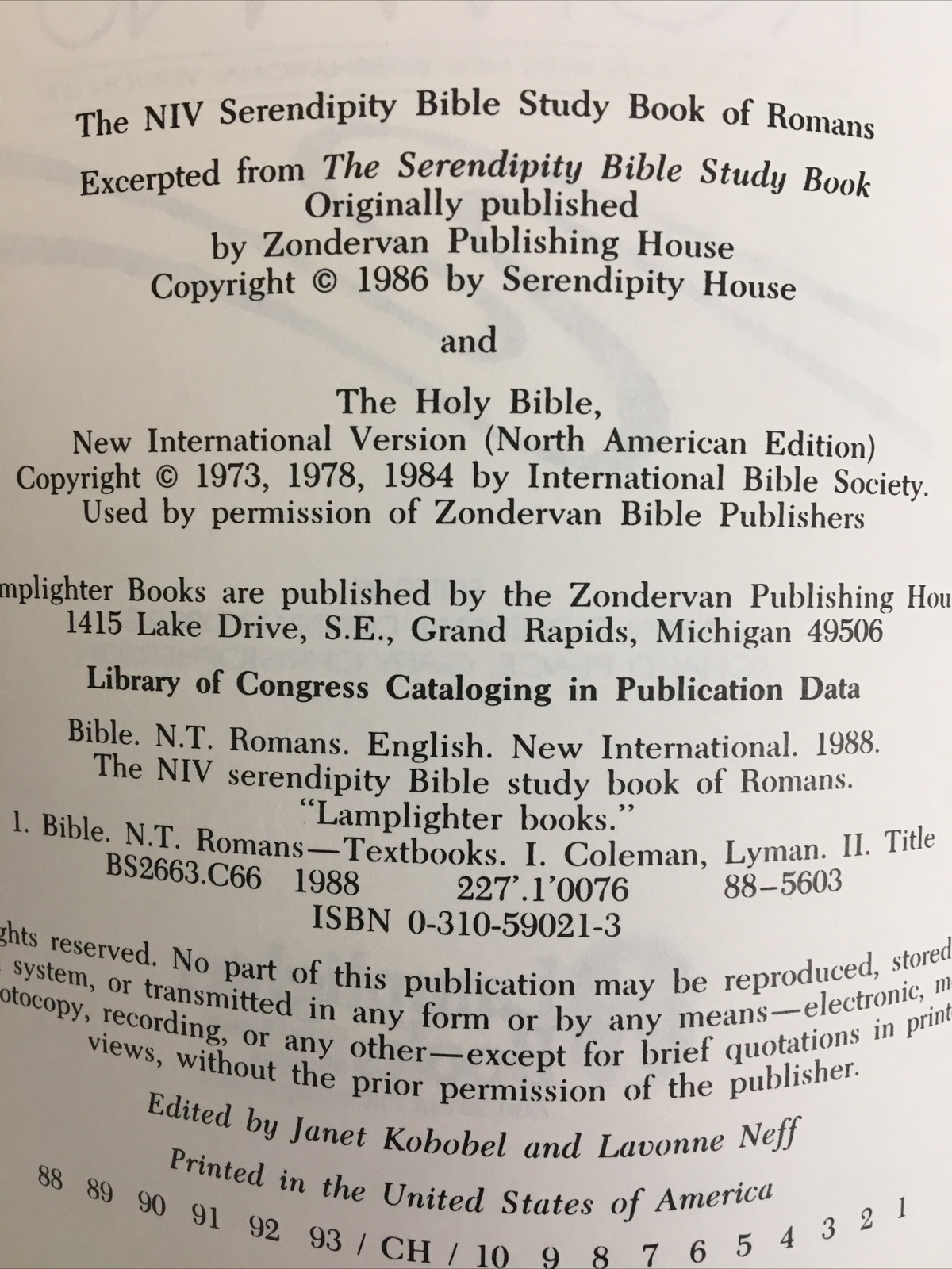 The+Serendipity+Bible+Study+Book+of+Romans+by+Lyman+Coleman+%281988%2C ...