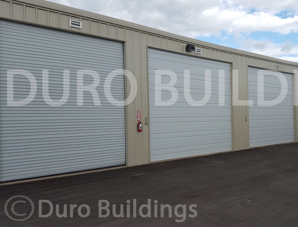 DURO Storage 30'x60'x9'.5'' Metal Building 3-20x30 Units & 3-10'x8 ...