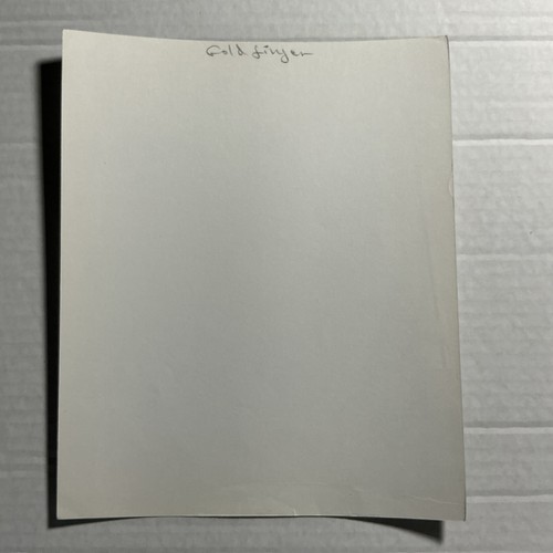 Sean Connery Harold Sakata Goldfinger Orig 1964 7.75x9.25 Photo James ...