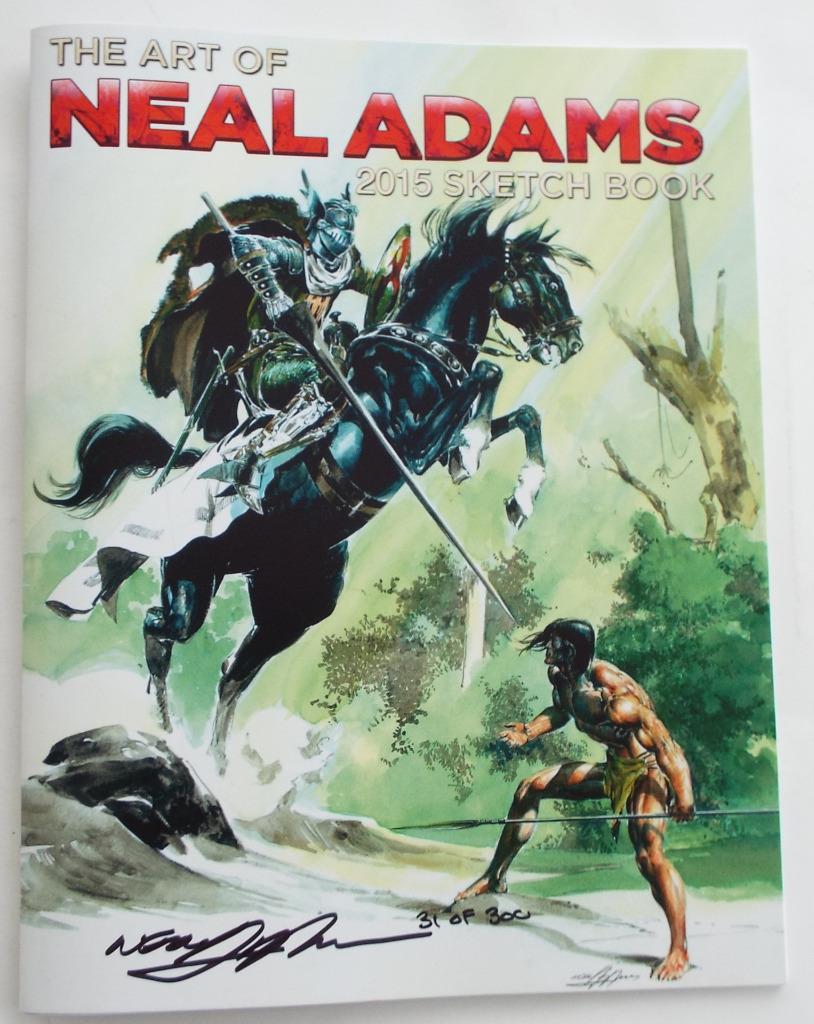 NEW SIGNED NEAL ADAMS SKETCHBOOK LIMITED EDITION 31 / 300 SDCC 2015 ...