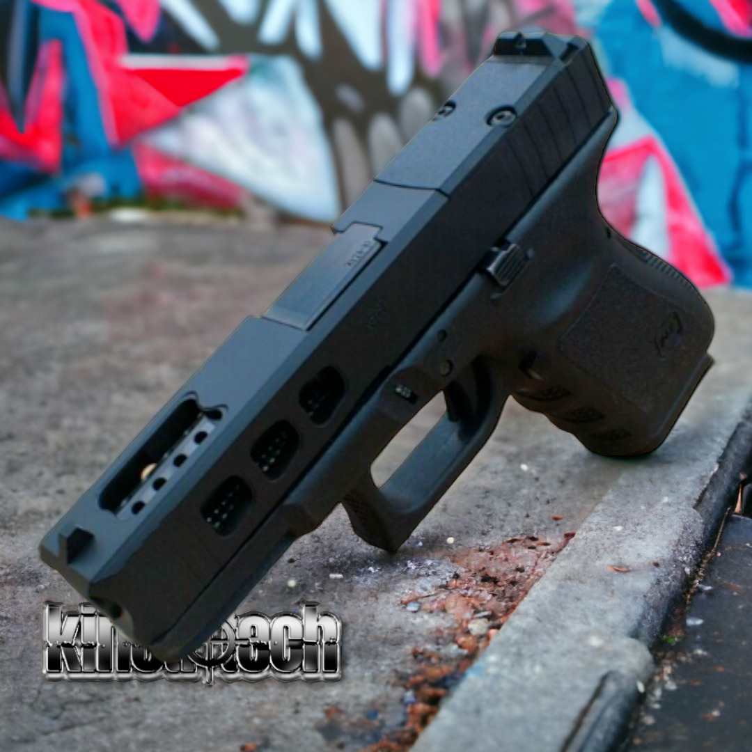 Glock 19 19X Complete Slide gen5 RMR Sights Port Lightning PORTS Black ...