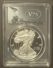 2020-W V75 PRIVY MARK $1 SILVER AMERICAN EAGLE World War Two : PCGS ...