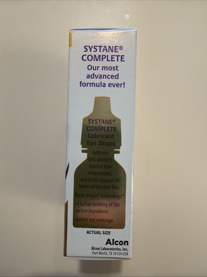 💧Systane Complete, Dry Eye Relief - 10 mL, Exp 7/27 | eBay