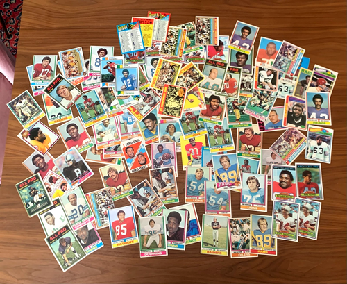 HOF VINTAGE FOOTBALL CARD LOT (100 CARDS!) | eBay