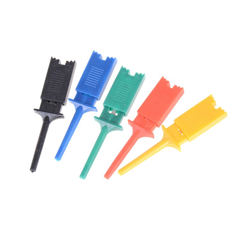 10Pcs Multimeter SMD IC SOIC Mini Test Clip Hook Grabbers Probe Jumper ...