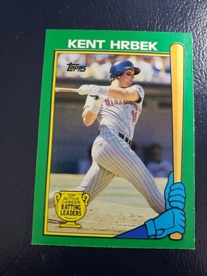 Kent Hrbek Minnesota Twins 1990 Topps Active Career Batting Leaders | eBay
